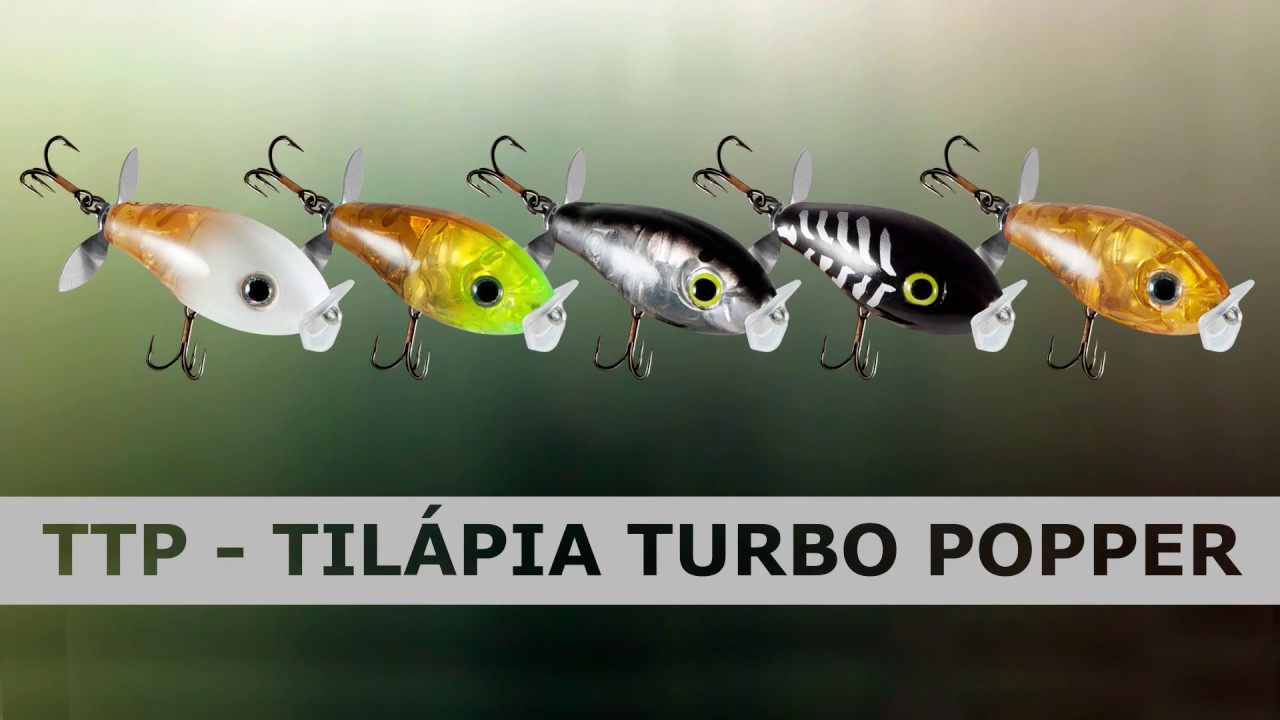 Trabalho da Isca - TTP Tilápia Turbo Popper - YouTube