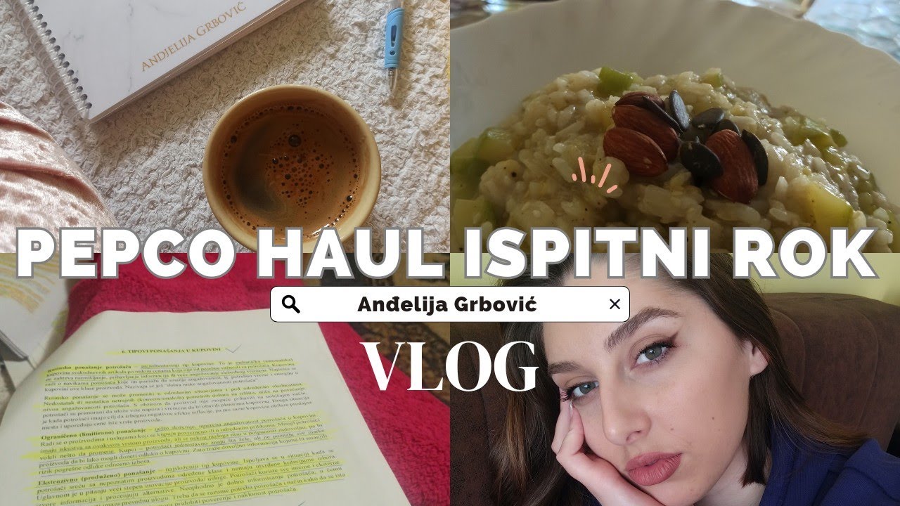 Pepco haul, predispitna anksioznost, učimo📚, kuvamo, ćaskamo☕ vlog ...