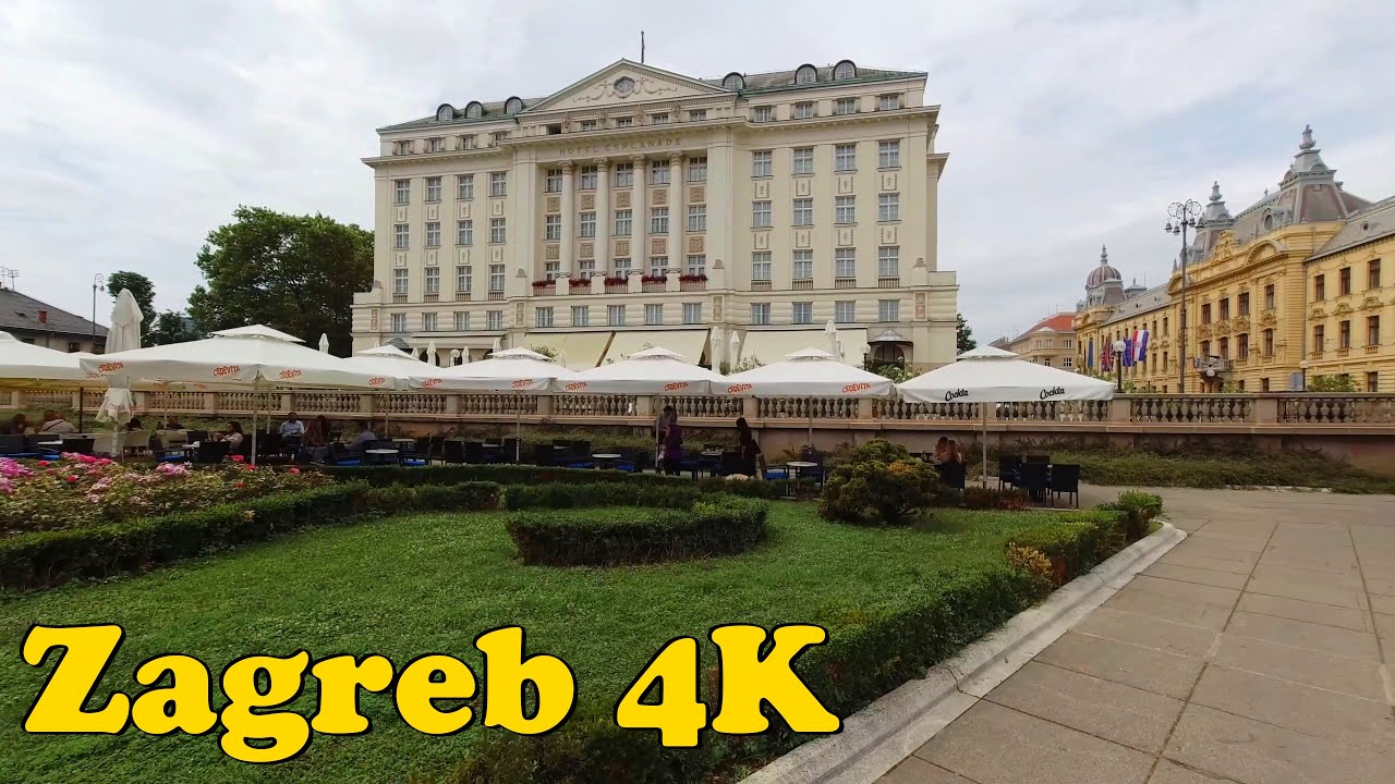 Zagreb Croatia Walking Tour [4K] - YouTube