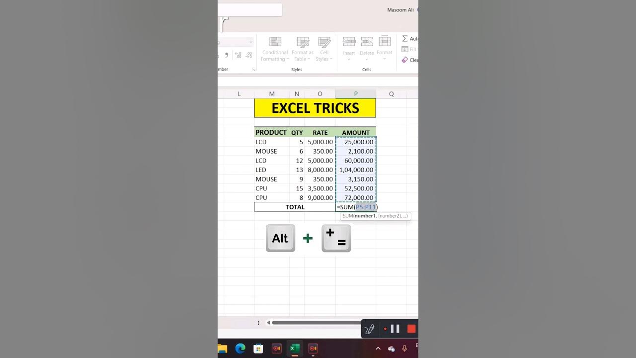 Excel Howto Excelhacks Exceltutoring Excel For Job Interview Shorts Viral Ytshorts