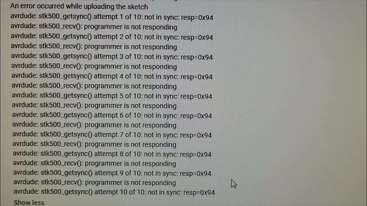 Arduino NANO 'AVRDUDE' Error - YouTube