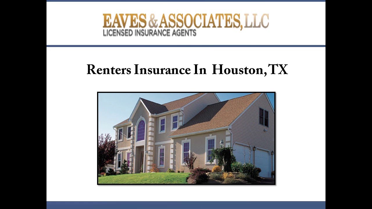 Renters Insurance In Houston, TX - YouTube