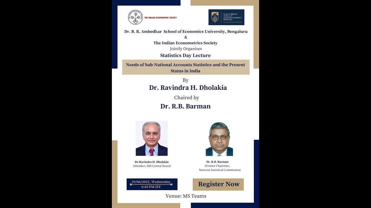 Statistics day Lecture by Dr.Ravindra H. Dholakia - YouTube