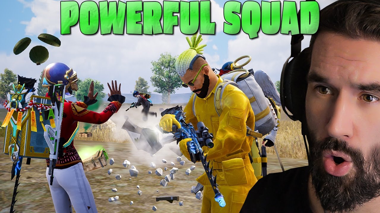 First Match, First Win! STRONGEST Squad With Action Gameplay 😨 PUBG ...