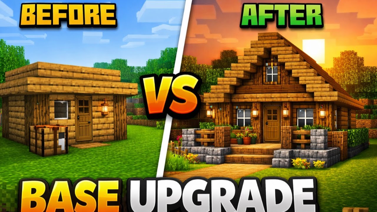 Minecraft Survival Episode 6 – Massive Base Upgrade! 🏗️🔥 - YouTube