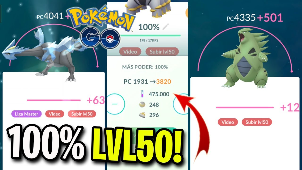 Subiendo Pokémon 100% a nivel 50 en Pokémon GO! ¿Requisitos necesitas ...