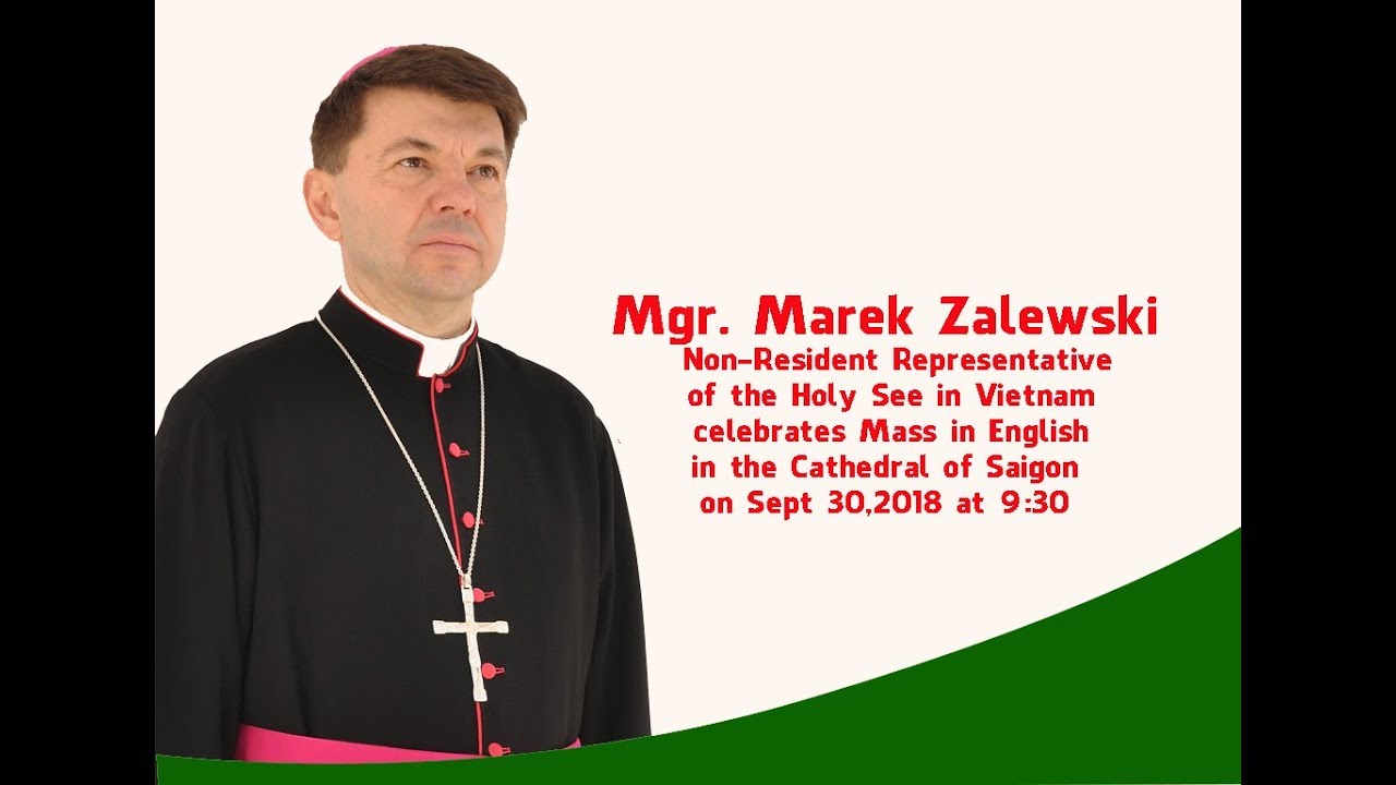 Mgr. Marek Zalewski celebrates Mass in English in the Cathedral of ...