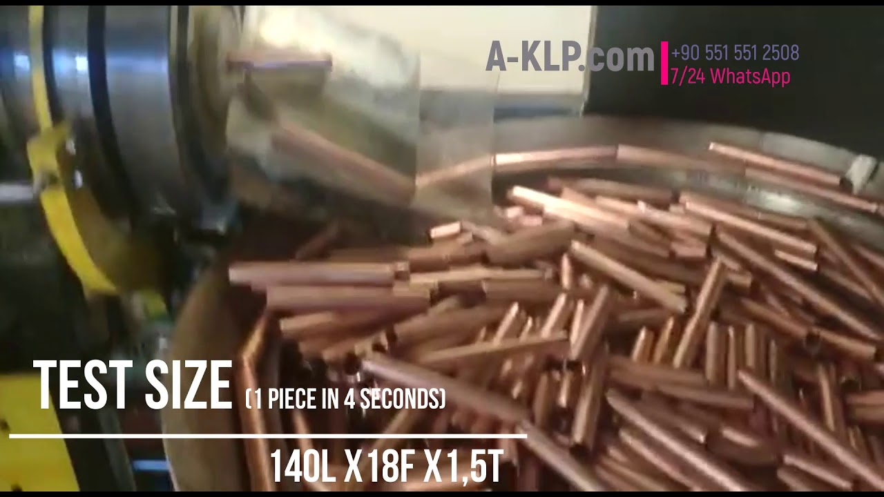 20 Full Automatic Pipe cutting machine for cable lug test 150x(18x1,5 ...