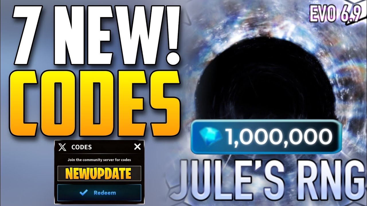 *NEW* ALL WORKING CODES FOR JULE'S RNG IN 2025! ROBLOX JULE'S RNG CODES ...