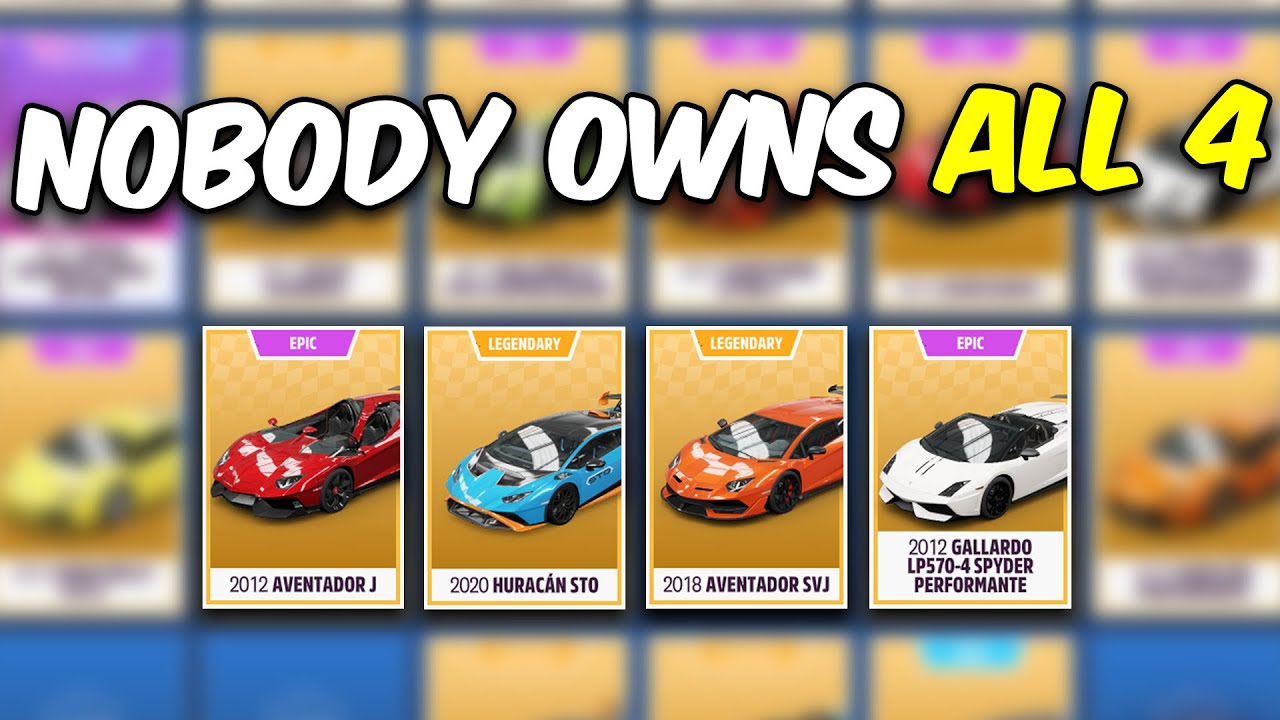 You CANT Get The RAREST Lambo in Forza Horizon 5 - YouTube