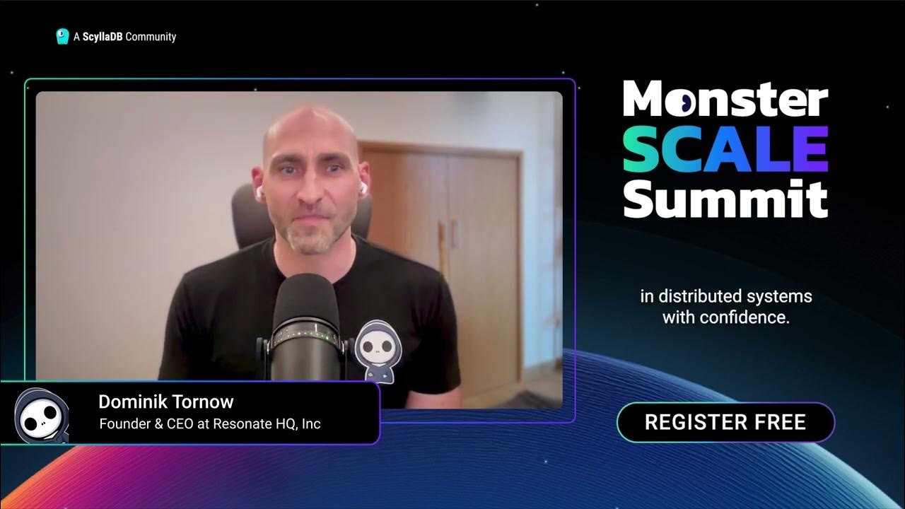 Monster Scale Summit 2025 - Dominik Tornow, Founder & CEO at Resonate HQ, Inc - YouTube