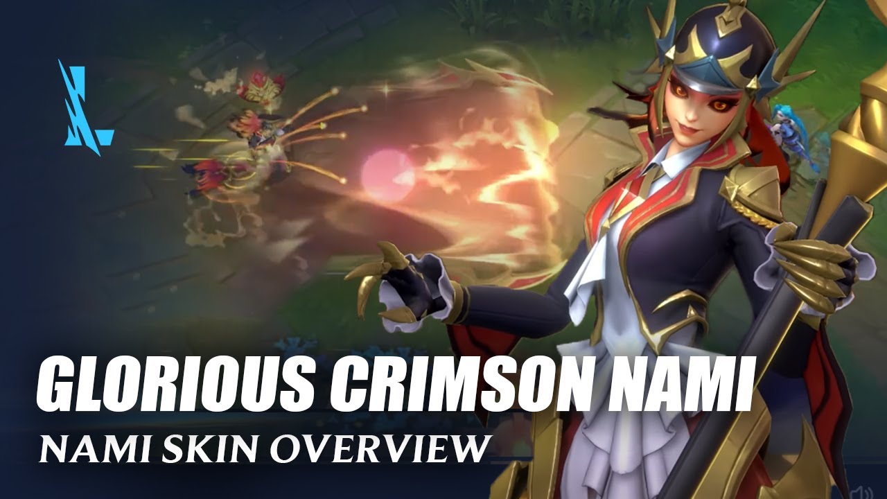 Glorious Crimson Nami - Wild Rift - YouTube