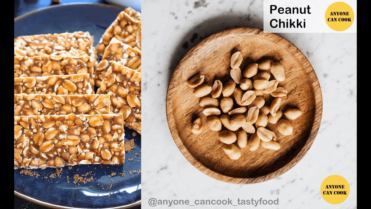 Peanut Chikki AnyOne Can Cook Tasty Food | peanut chikki recipe with ...