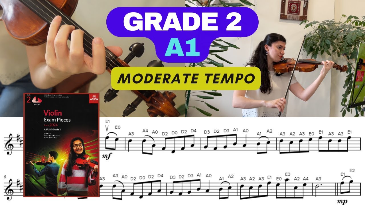 Grade2 A1 Da Rod To Moreview Abrsm Violin 2024 Moderate Tempo