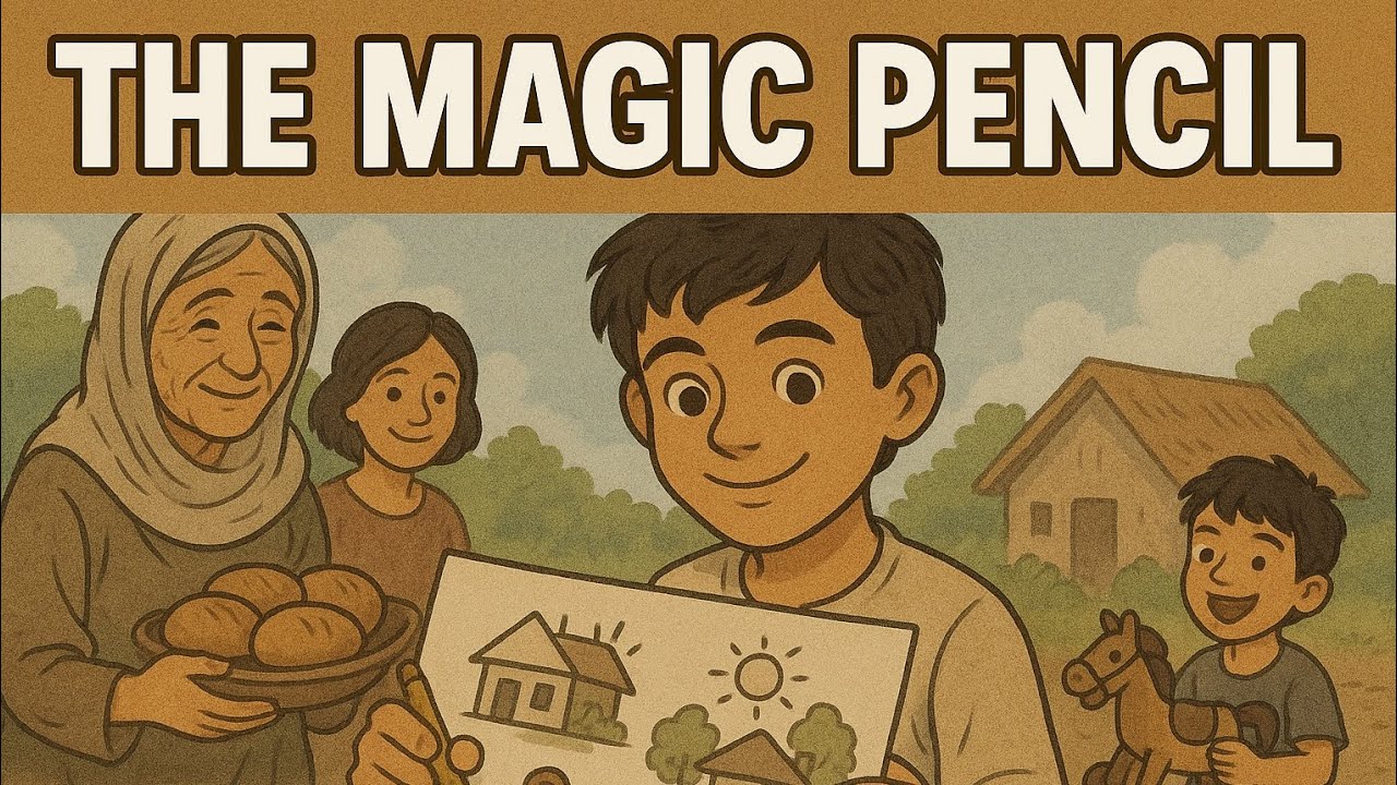 The magic pencil | kid's short story #kidsstories #moralstories # ...