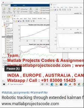 Robotic tracking through extended kalman filter based on infrared sensors-MATLAB SIMULINK - YouTube