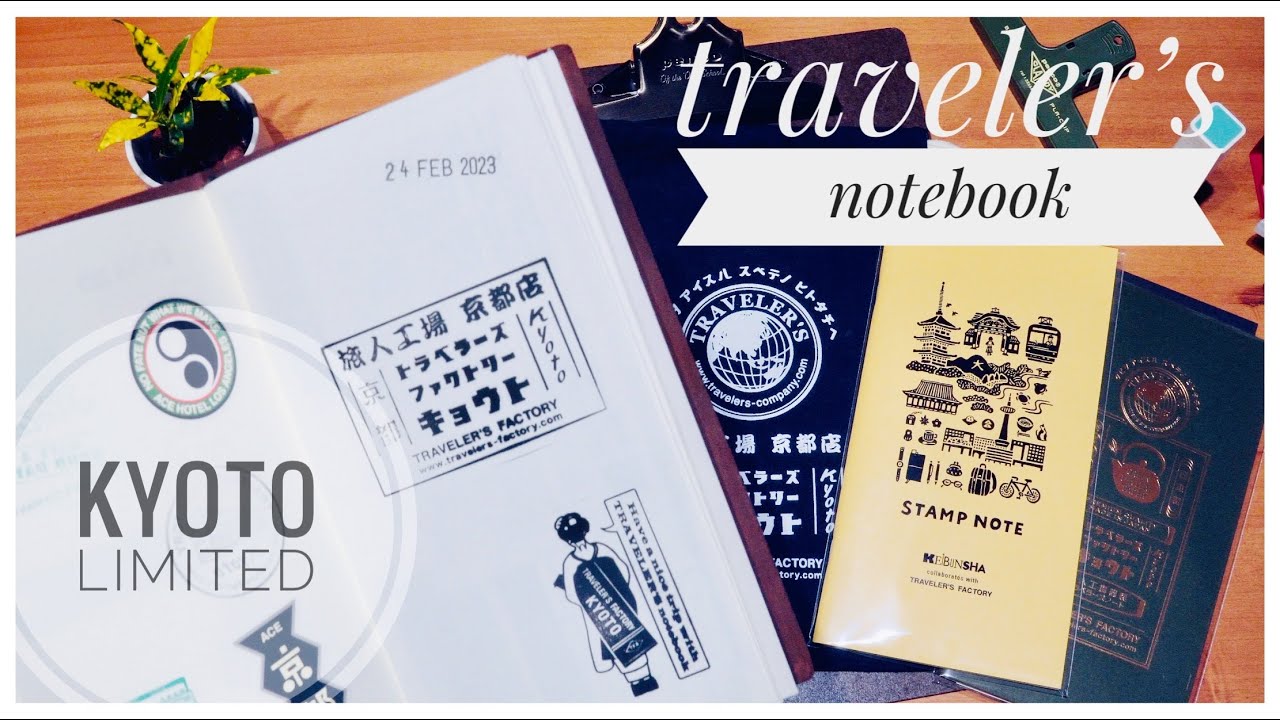 TRAVELER'S notebook ~ Kyoto Limited ~ refills and stamps (with ...