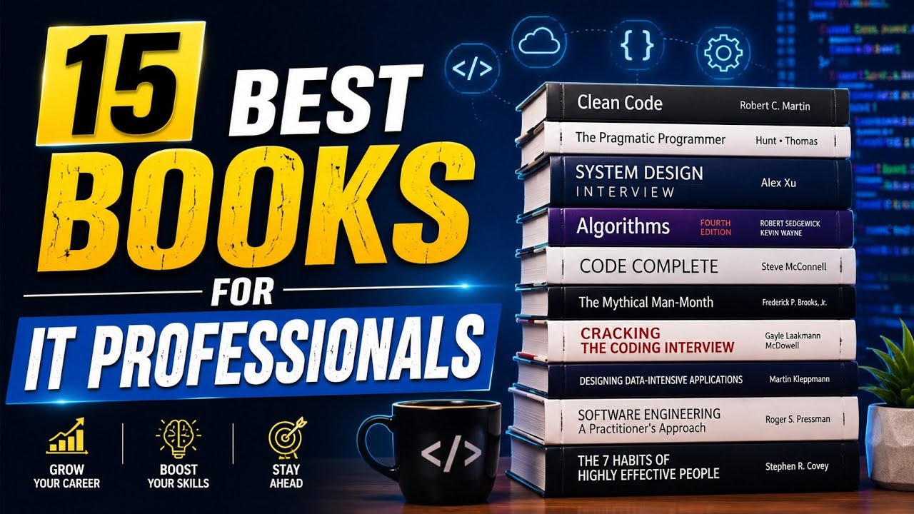 Best Books For IT Professionals | Career Growth | @askToKnowm - YouTube