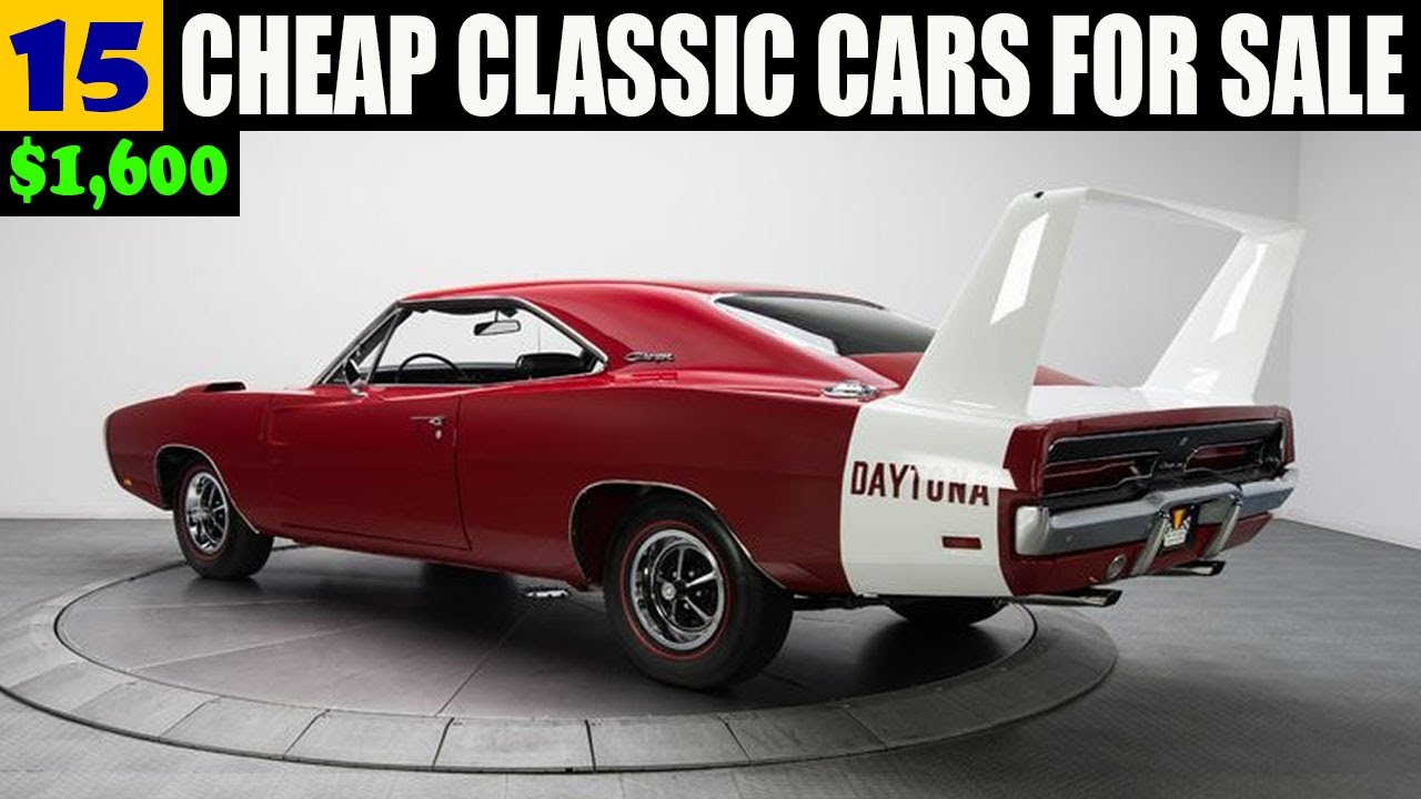 15 Cheap Classic Cars for Sale - YouTube