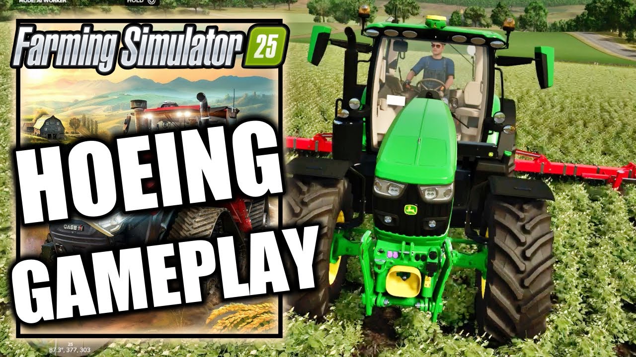 Farming Simulator 25 – Hoeing Gameplay - Remove Small Weeds in the ...
