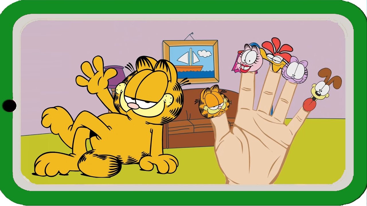Garfield And Friends Finger Family Song | Cartoon Finger Family ...