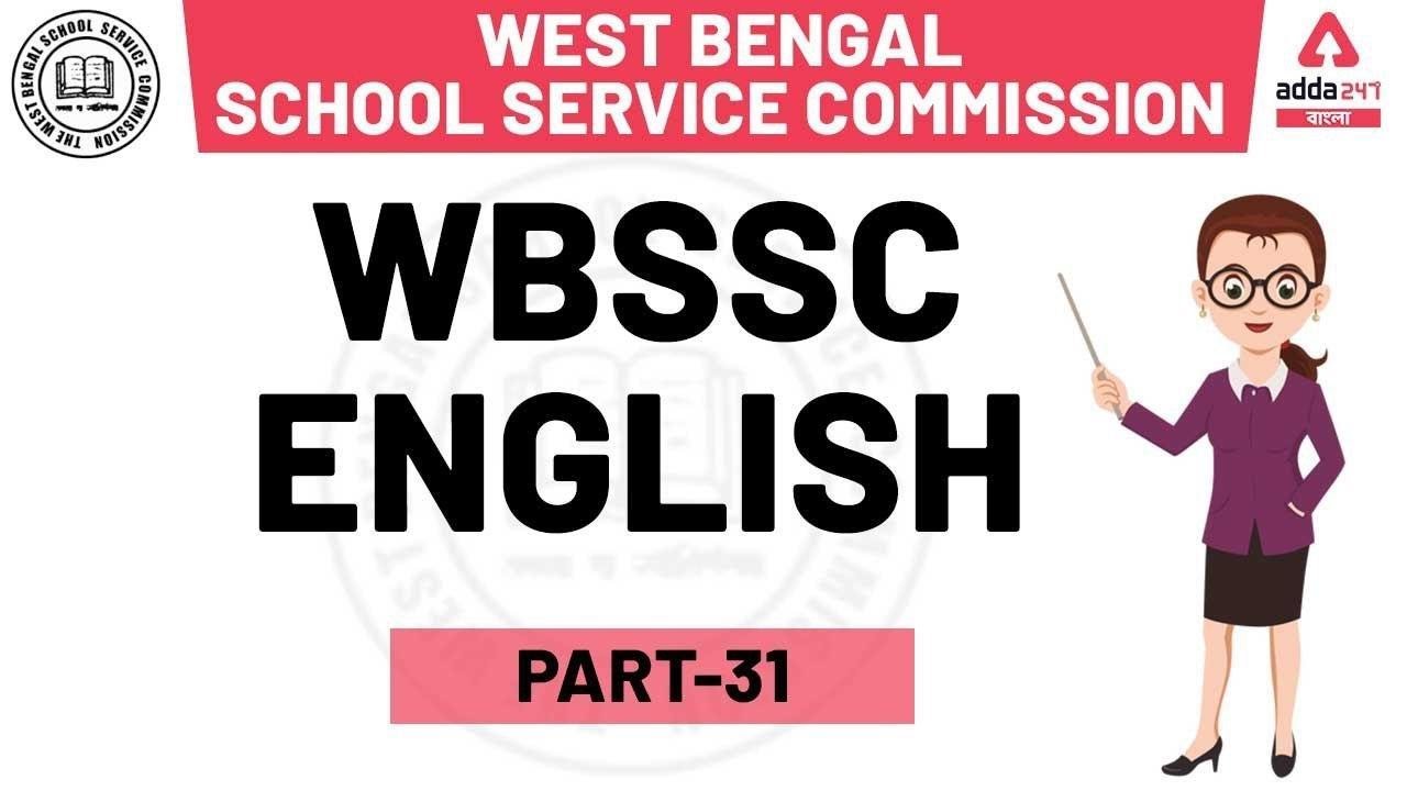 WBSSC English | West Bengal School Service Commission | WBSSC | Upper ...