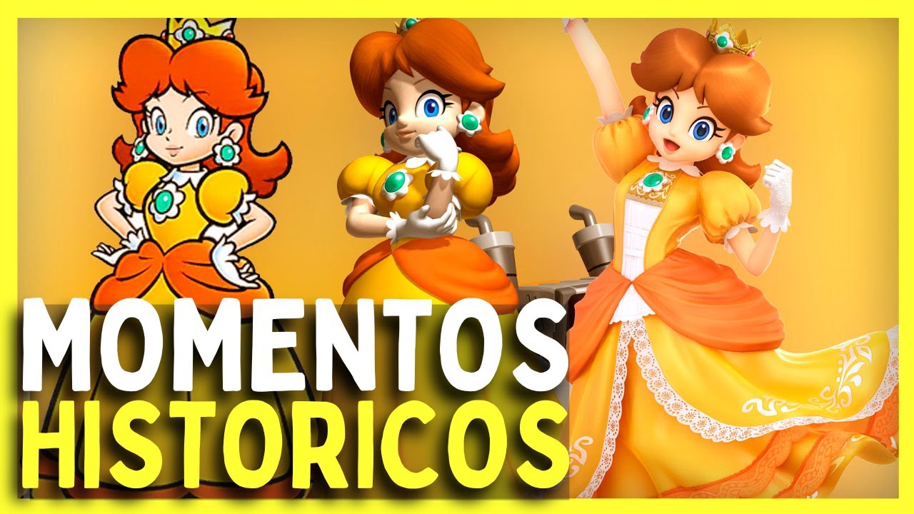 10 Momentos Históricos Sobre LA PRINCESA DAISY - Super Mario Bros - YouTube