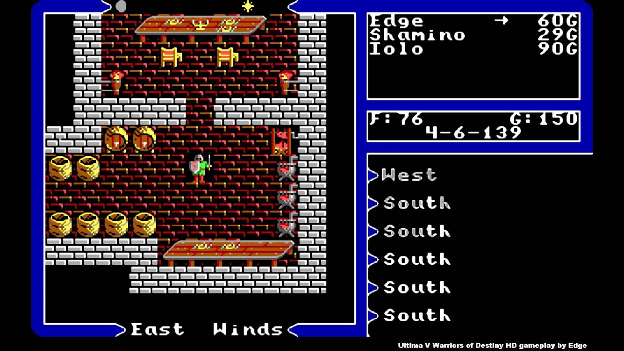 Ultima V Warrior of Destiny HD 1080p Intro & gameplay - YouTube