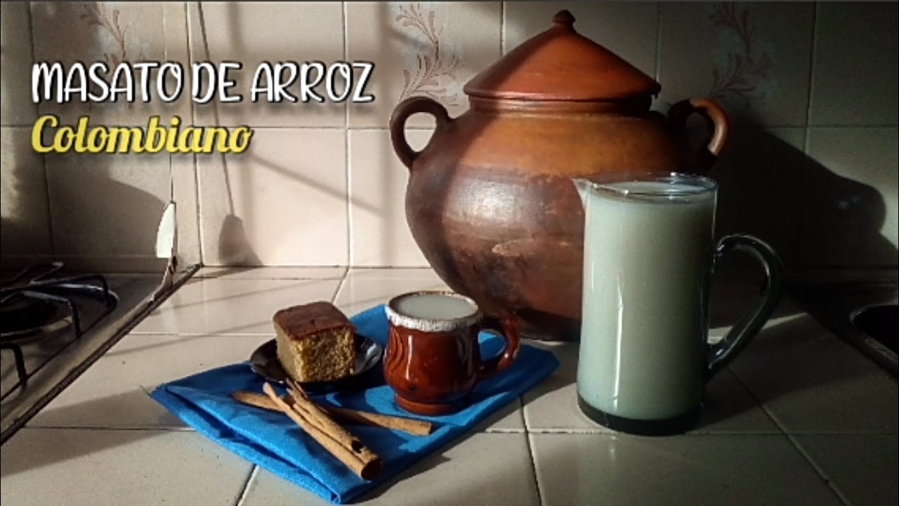 Cómo se hace EL MASATO DE ARROZ COLOMBIANO para Diciembre - YouTube