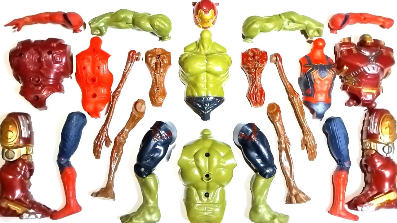 UNBOXING AVENGERS! Hulk Smash, SirenHead, Spider-Man, Hull Buster - YouTube