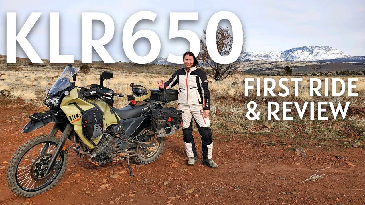 KLR650 First Ride & Review - YouTube