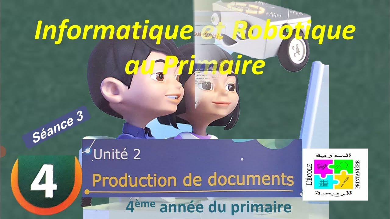 Informatique et Robotique CM1 (4ème année du primaire) Unité 2 séance 3 ...