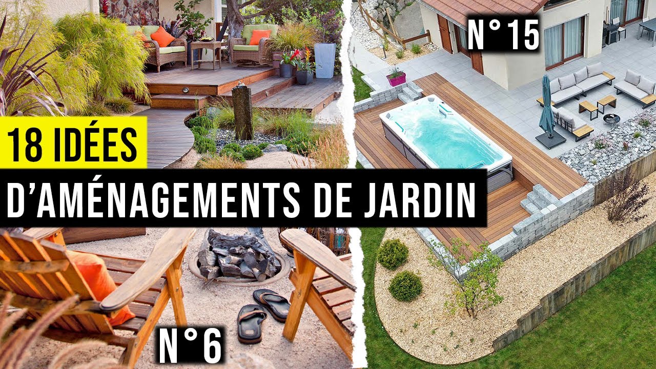 18 Idées d'Aménagement de Jardin ! (Inspirations pour son Jardin) - YouTube