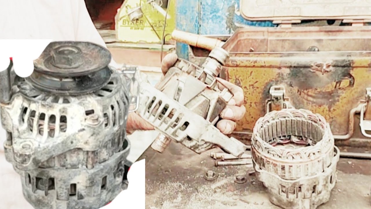 This Auto Mechanic is Brilliant in Repairing Tractor Alternator/broken ...