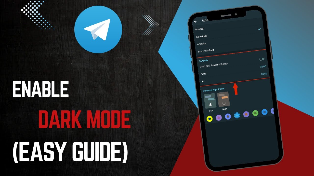 How To Enable Dark Mode On Telegram (Easy 2025) - YouTube