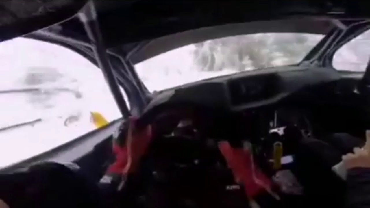 Insane Rally driving in the snow!!! 😨😵 - YouTube