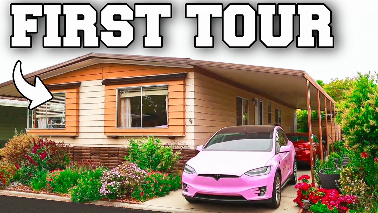 Cozy Mobile Home Tour | Office, Master Bath, Laundry & More! - YouTube