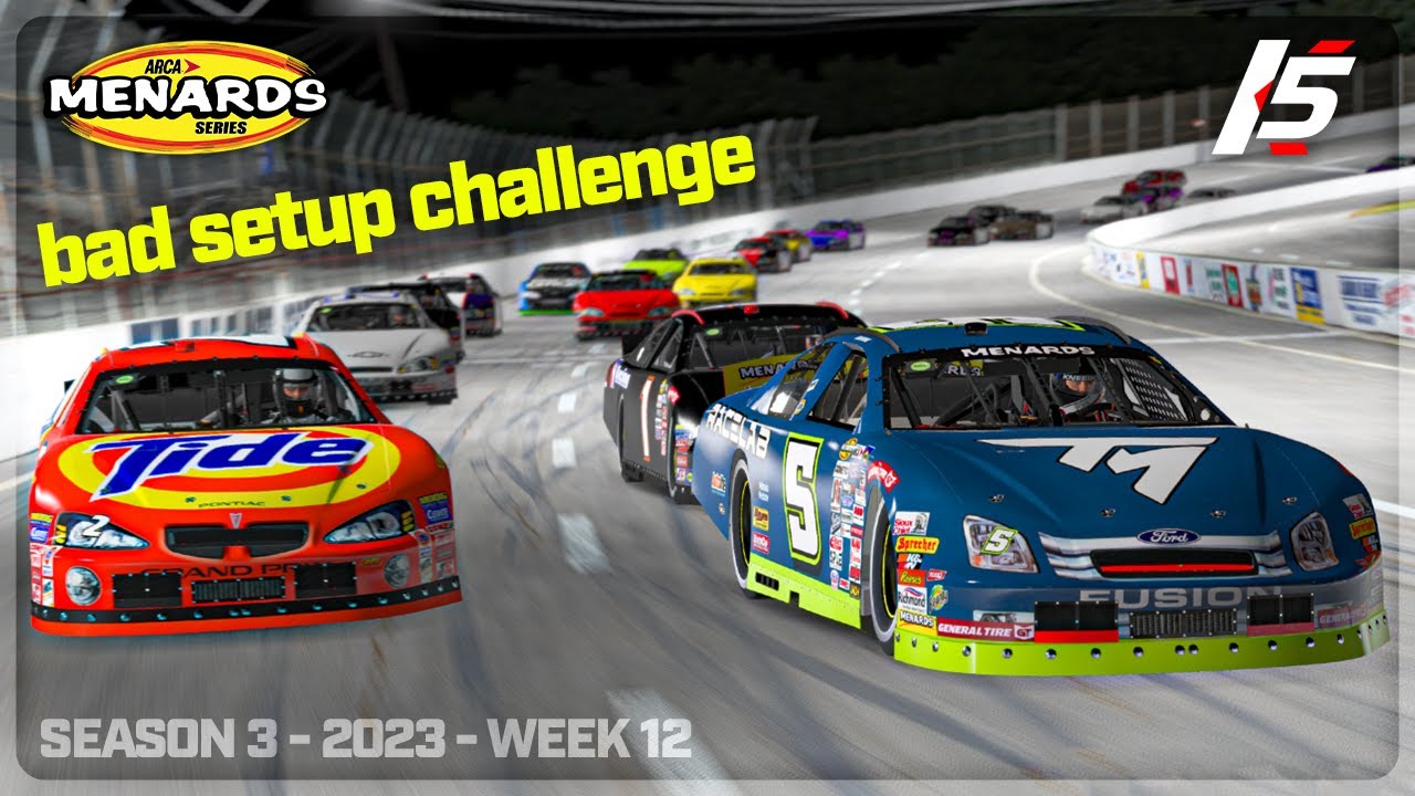 ARCA Series - Five Flags Speedway - iRacing NASCAR - YouTube