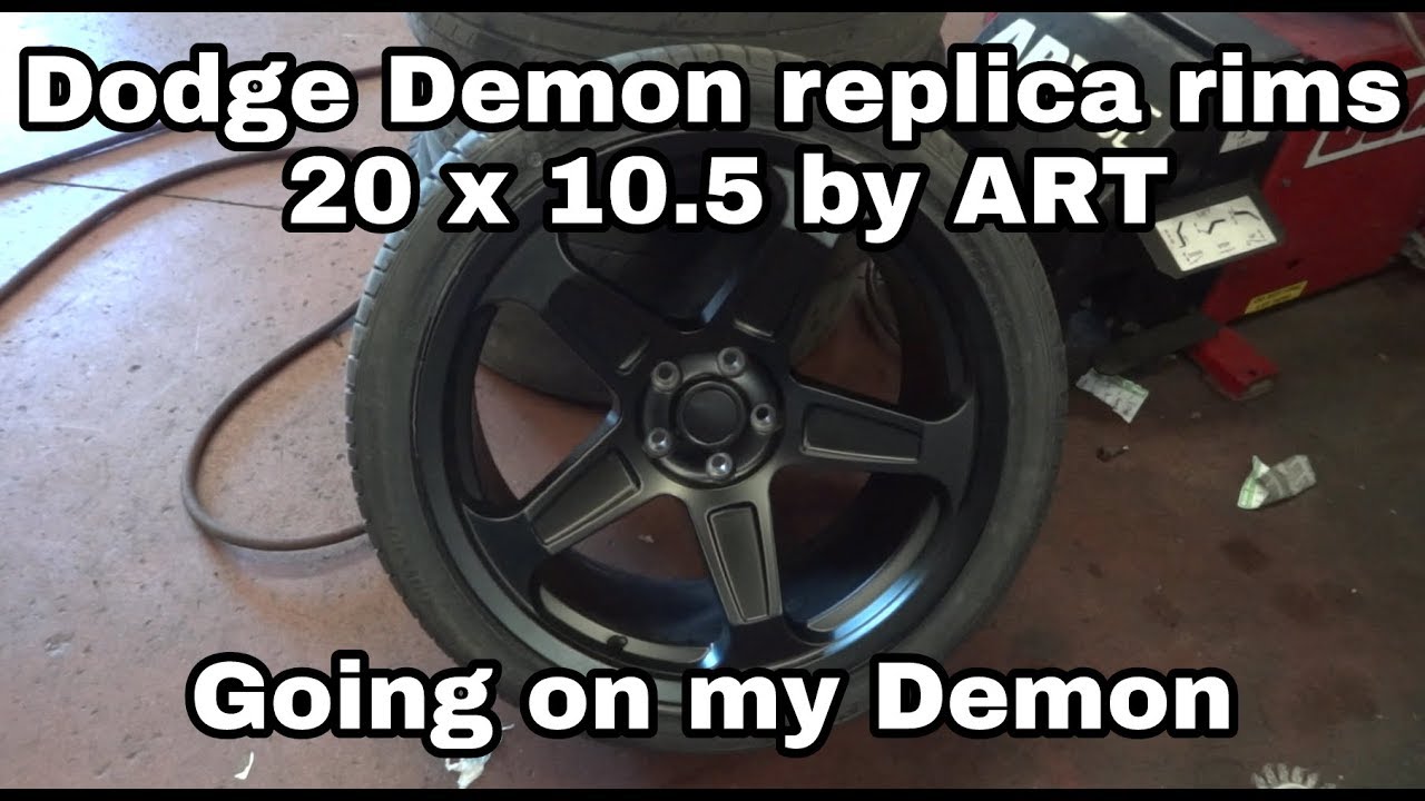Dodge Demon Replica Rims 20 x 10 5 By ART. Going on a Demon - See what ...