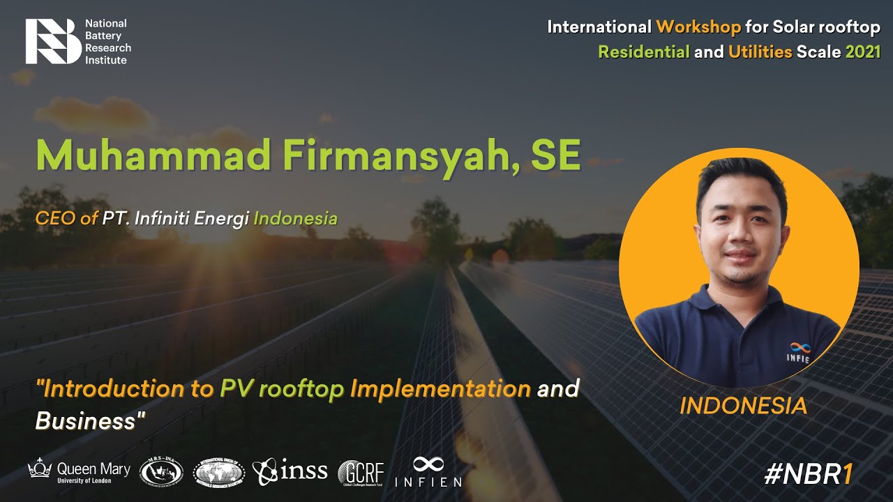 International Workshop on Solar PV Technology 2021 - Muhammad ...