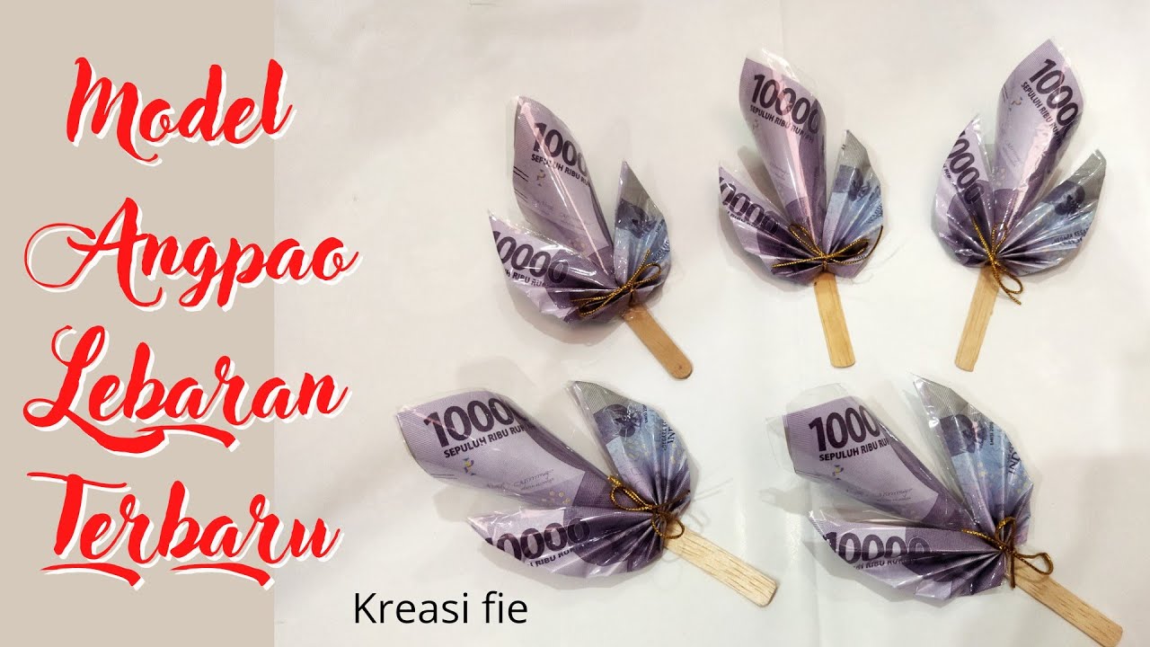 Tutorial cara membuat angpao lebaran model terbaru tanpa amplop - YouTube