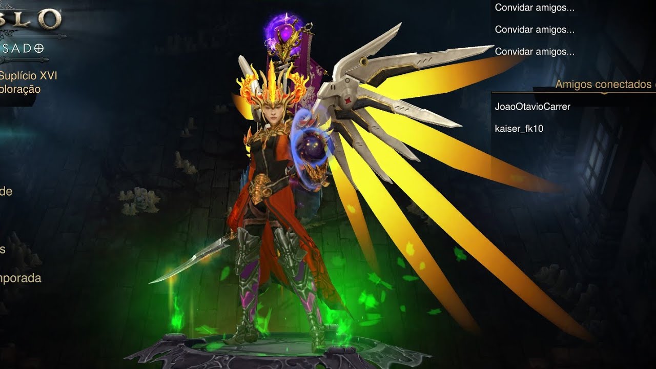 Diablo 3 Season 33 GR150 Wizard Firebird Meteor ( 12 / 42 Set ). - YouTube