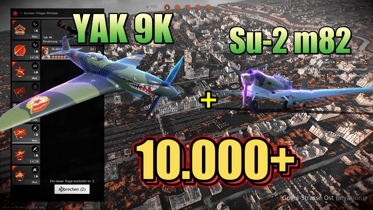 10.000+ points with YAK 9k & Su 2 (M-82) !! - YouTube