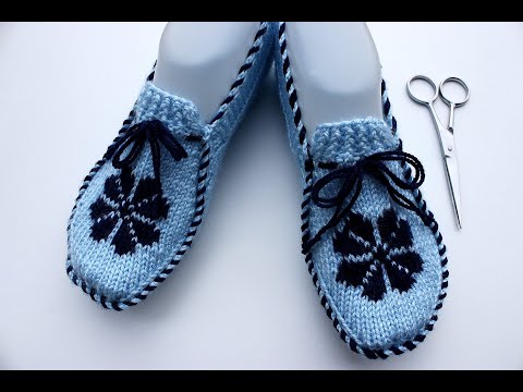 Kolay Modelli Çarık Patik // Çeyizlik patikler