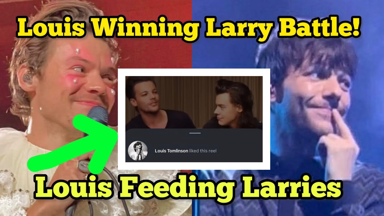 Louis Winning Larry Battle And Feeding Larries 😍 Biggest Larry Shipper ...