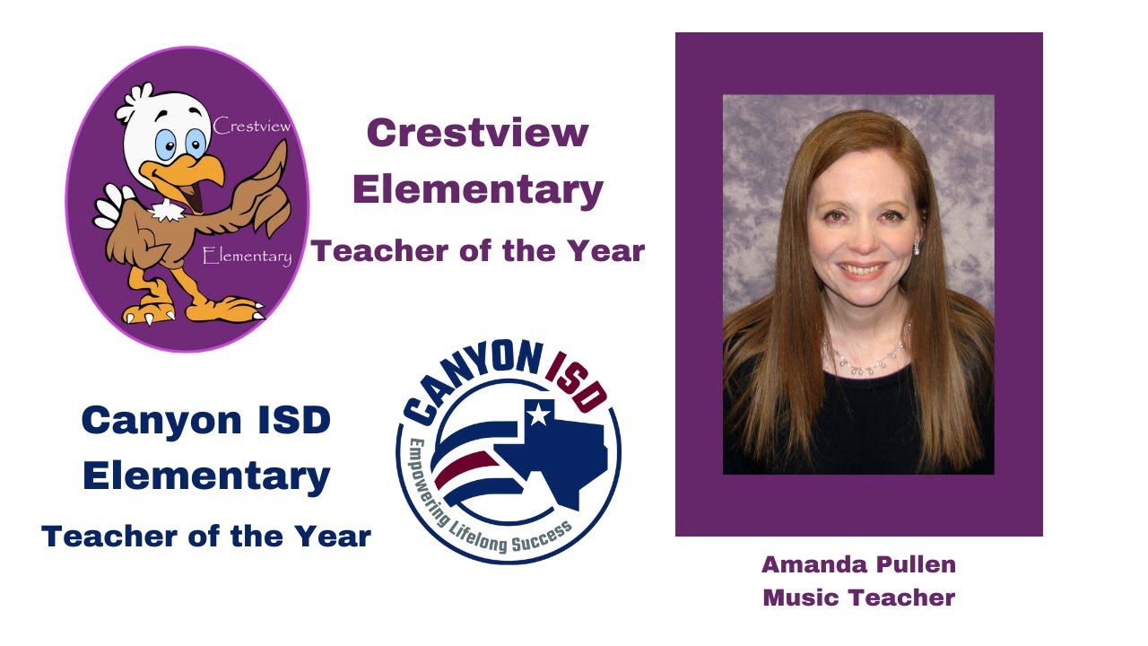 Crestview Elementary Teacher of the Year Amanda Pullen - YouTube