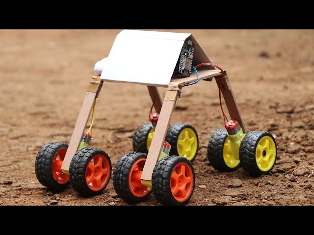 Mars Rover Smartphone Controlled Stair Climbing Robot