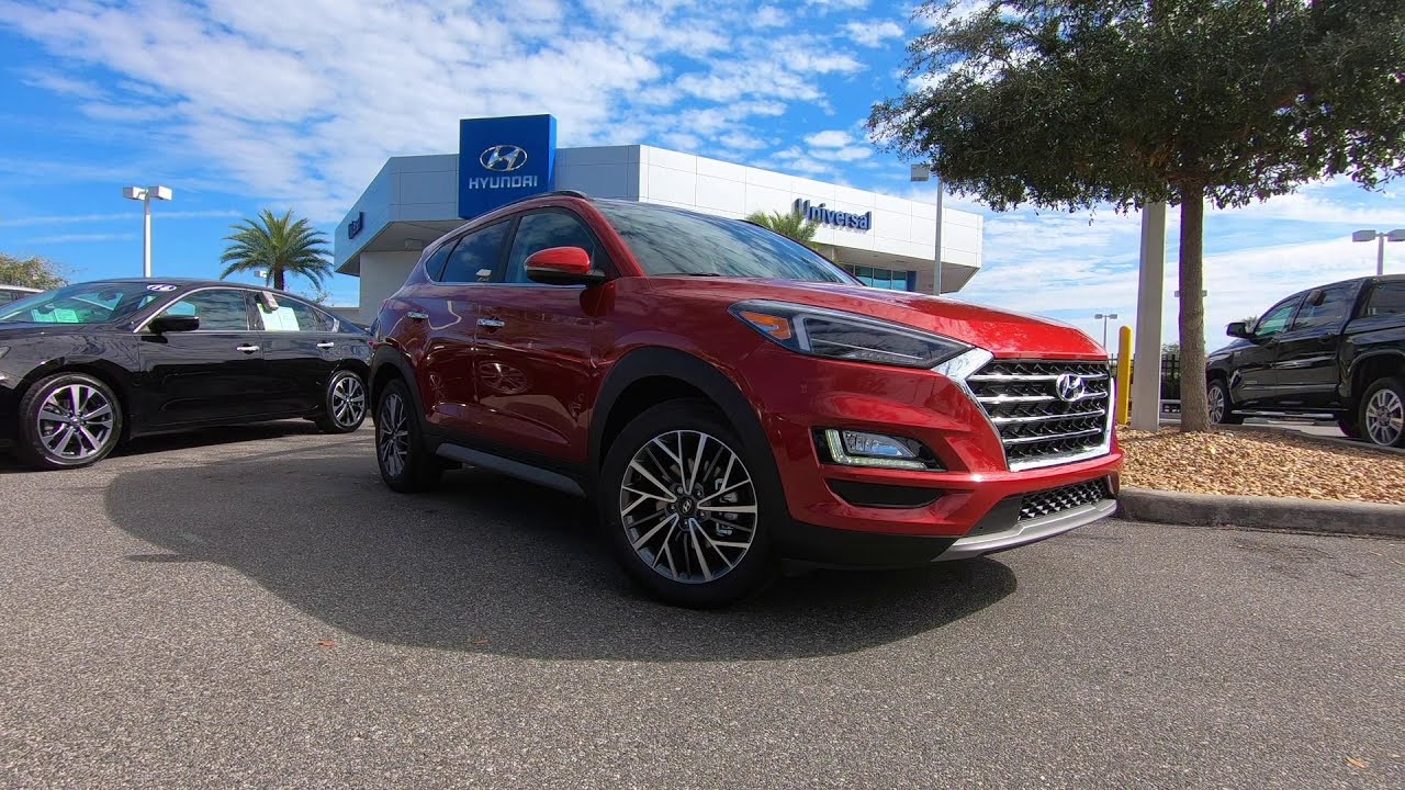 2021 Hyundai Tucson Ultimate | Red Crimson | Black Interior - YouTube