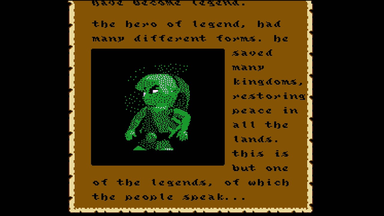 Zelda: Legend of Link title screen - YouTube