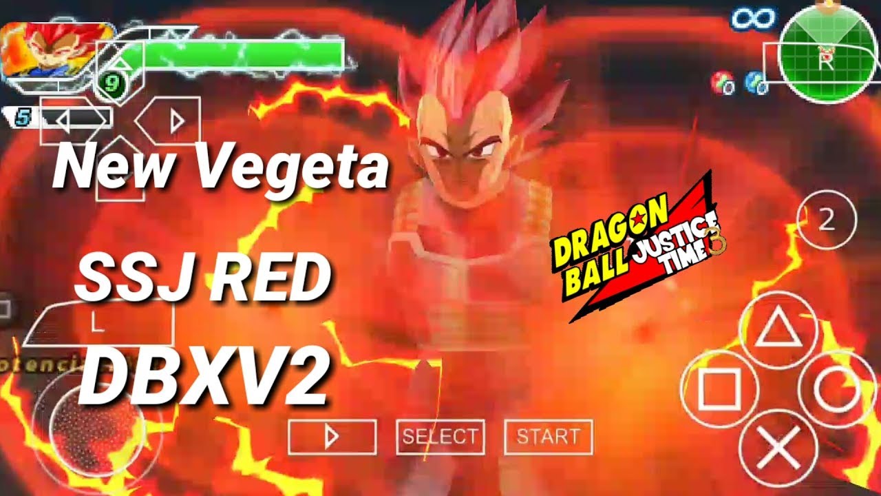 DBZ TTT ISO MOD New Vegeta SSJ Red Graphics DBXV2 Original + Download ...
